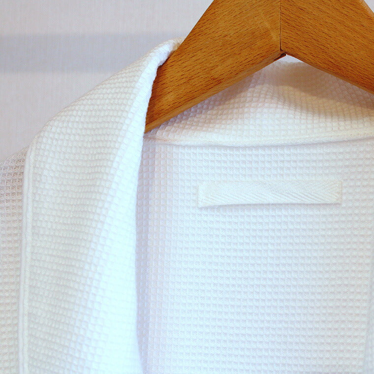 ファイバーアートステューディオ「ミニワッフルバスローブ」ガウン